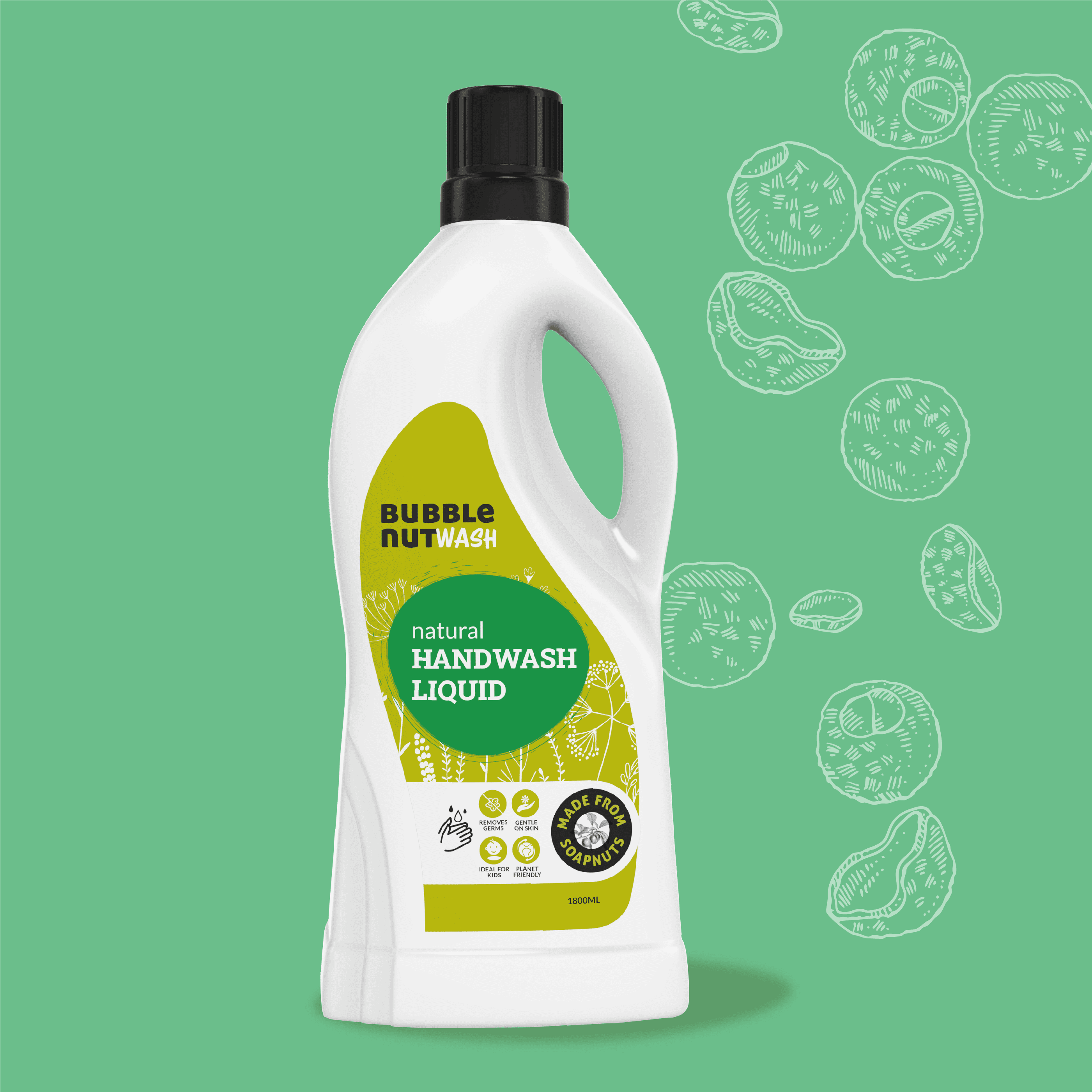 Natural Hand Wash - Soapnut | BubbleNut Wash