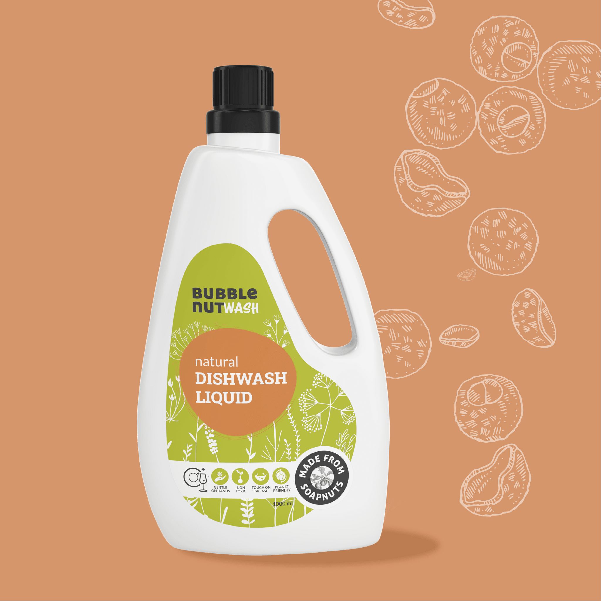 Organic, Natural Cleaners - Soapnut | BubbleNut Wash